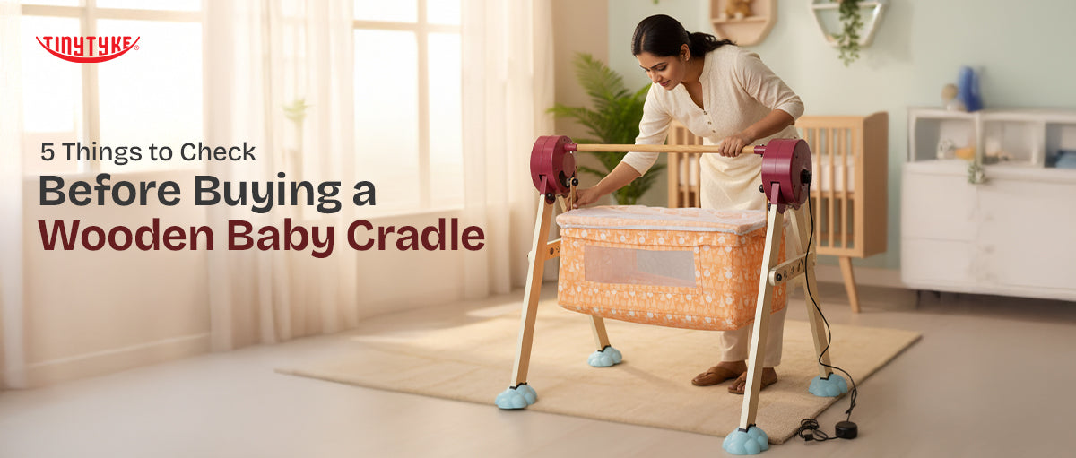 5 Essential Tips For A Safe And Cozy Wooden Baby Cradle – TinyTyke