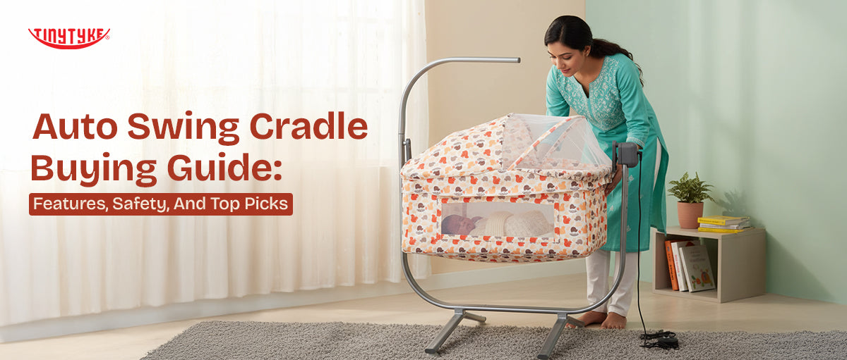 How to Choose the Right Auto Swing Cradle for Your Baby – TinyTyke