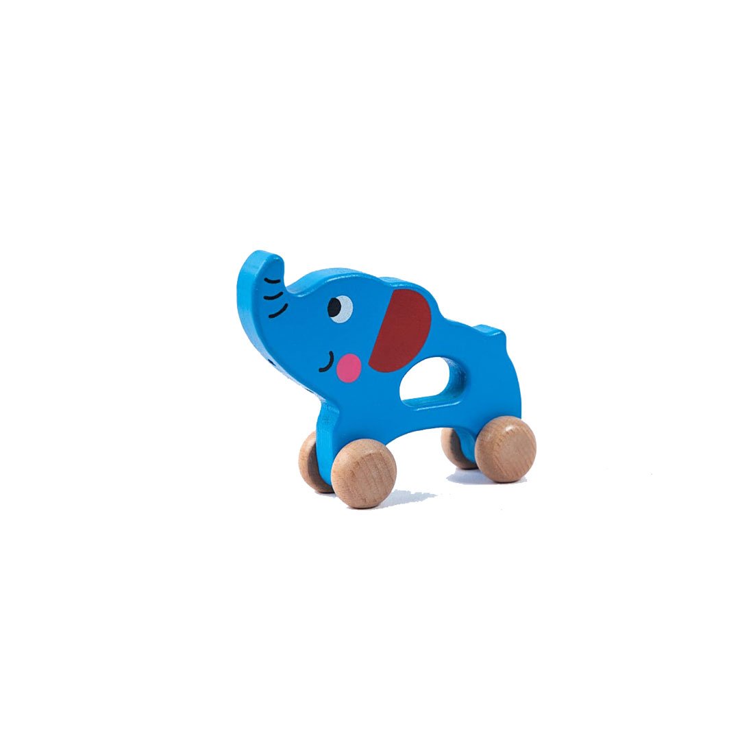 Wooden Pull-Along Elephant Toy (1-3 Years) | TinyTyke